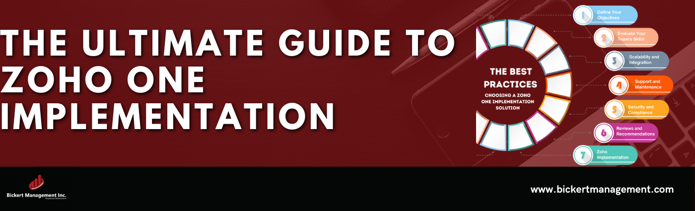 The Ultimate Guide to Zoho One Implementation | Bickert Management Inc.
