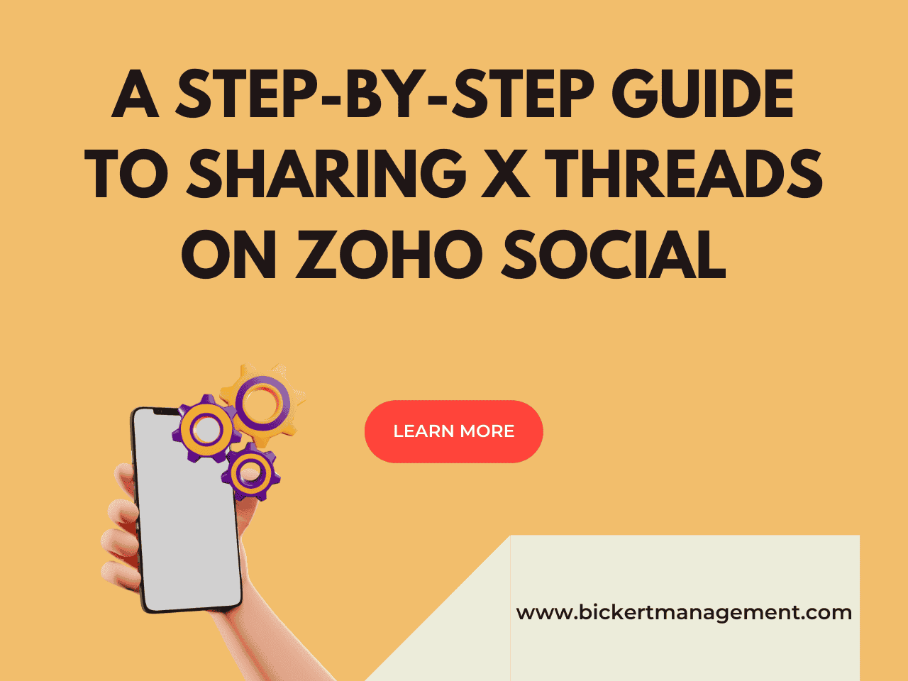 How to Post X Threads on Zoho Social | Bickert Management Inc.